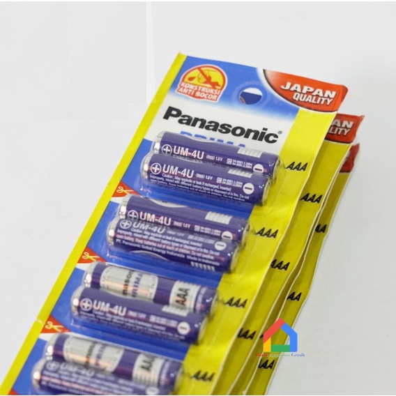 Jual Baterai Battery Panasonic Prima AAA A3 Biru 1.5V / Baterai Remote ...