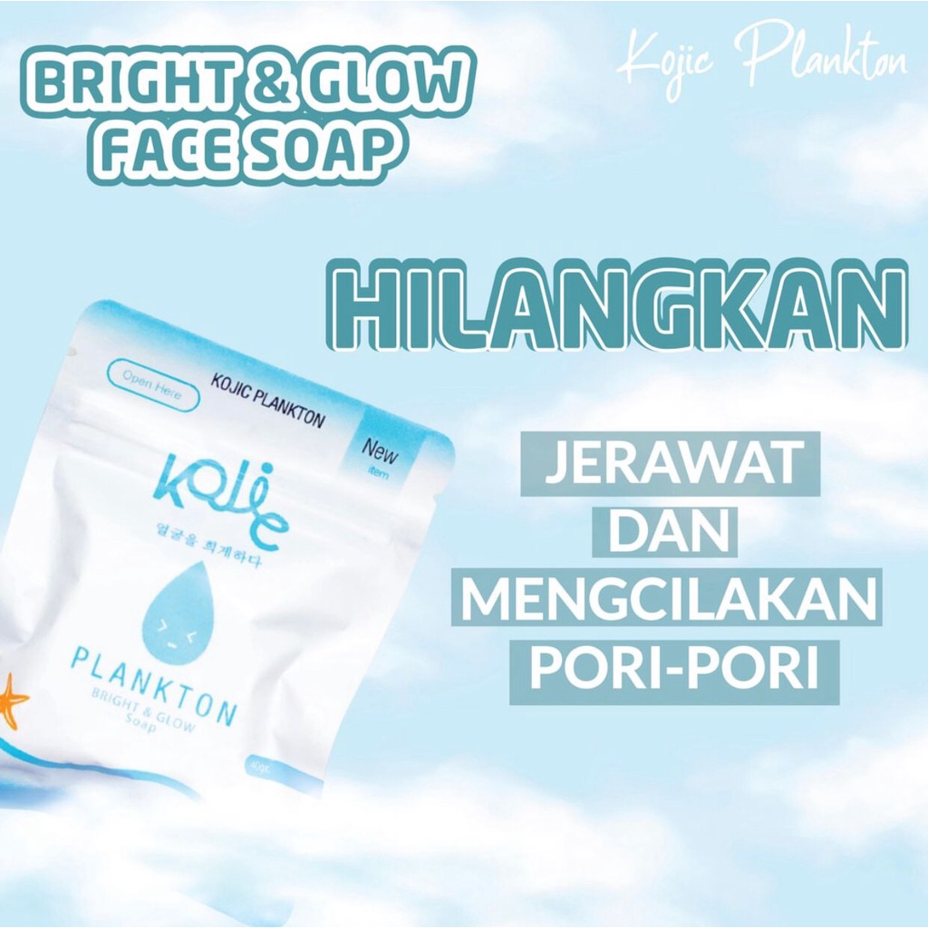 Jual KOJIC PLANKTON BRIGHT & GLOW SOAP | Shopee Indonesia