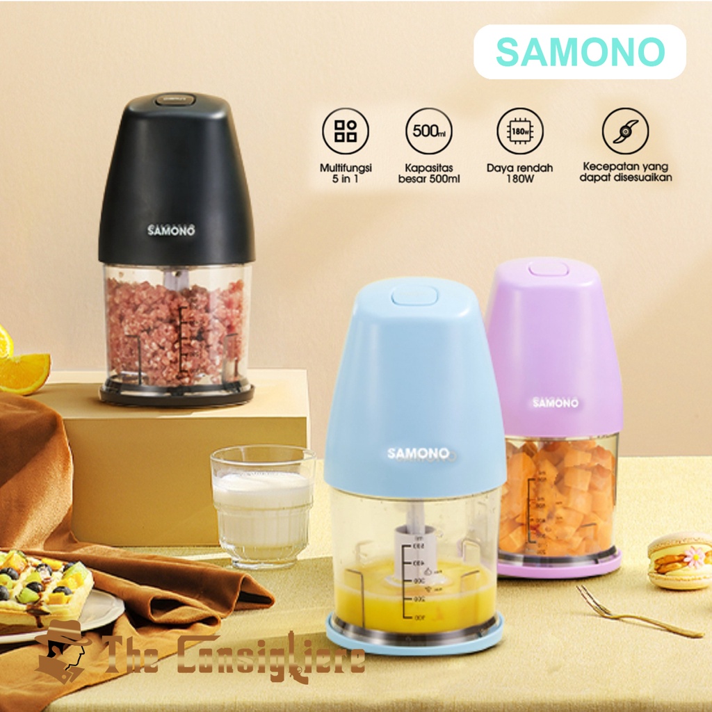 Jual Samono Food Chopper Blender SW099 SW-C180 Multifungsi Food ...