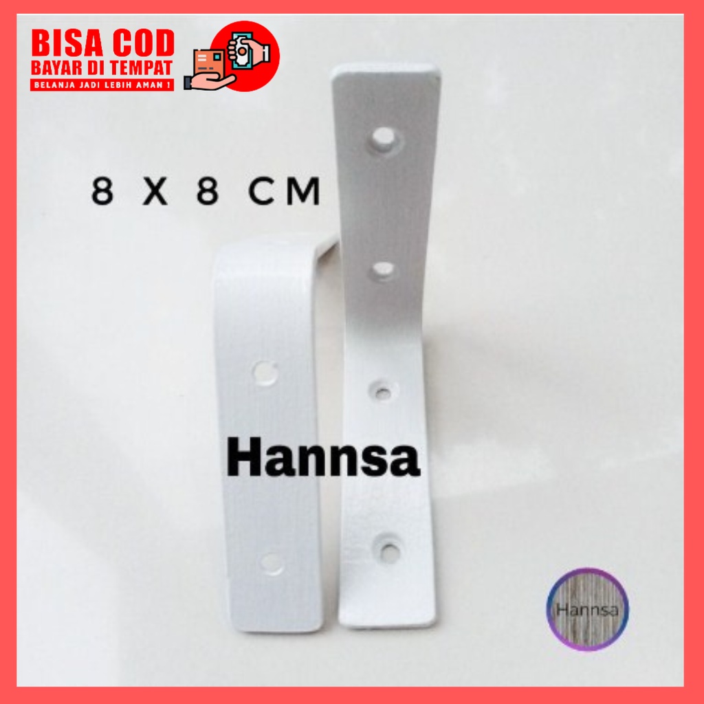 Jual bracket Siku besi untuk papan rak - Rak dinding bracket besi siku ...