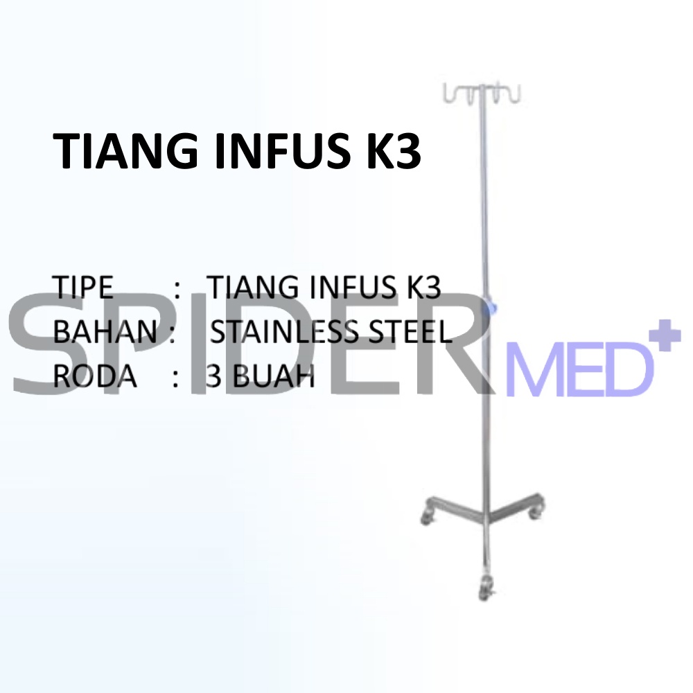 Jual TIANG INFUS KAKI 3 BESI / TIANG INFUS BESI K3 | Shopee Indonesia