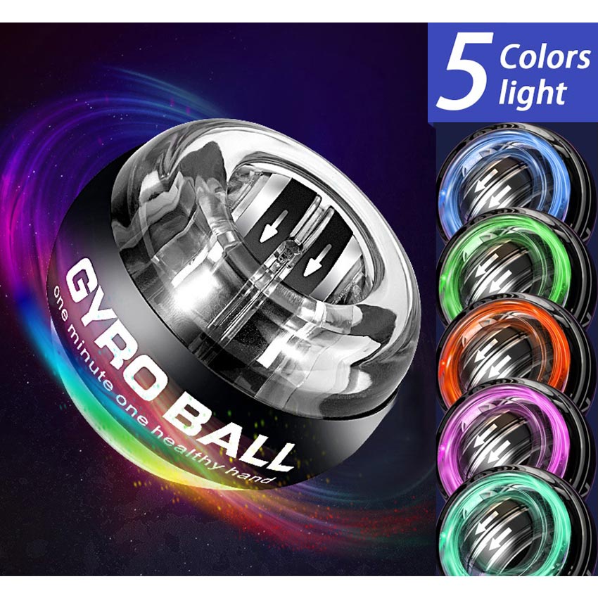 Jual Gyro Ball Spinner Powerball Metal LED Auto Starter Hand Gym ...
