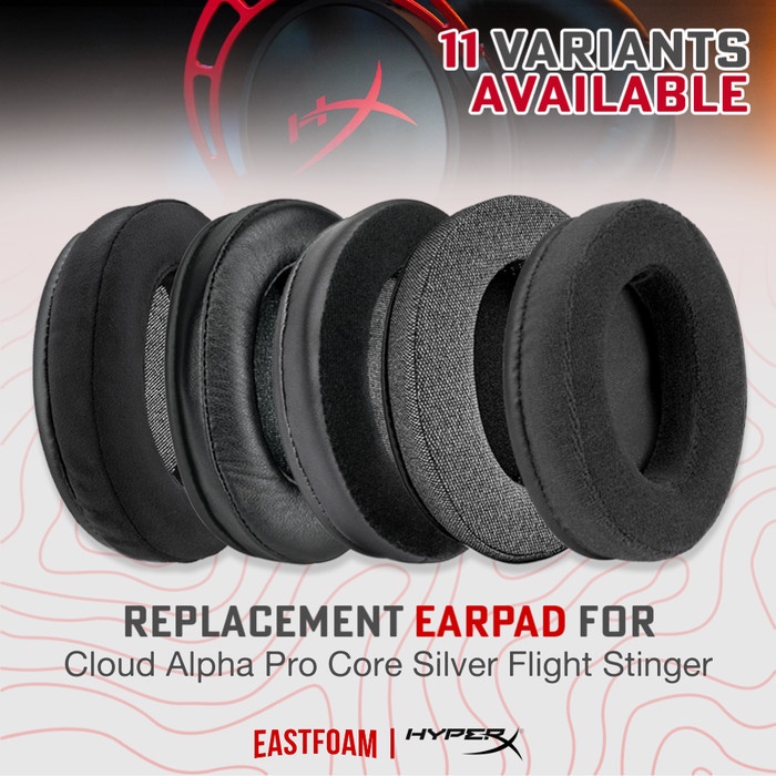 Jual Earpad HyperX Cloud Alpha Pro Core Silver Flight Stinger Ear Cushion | Shopee Indonesia