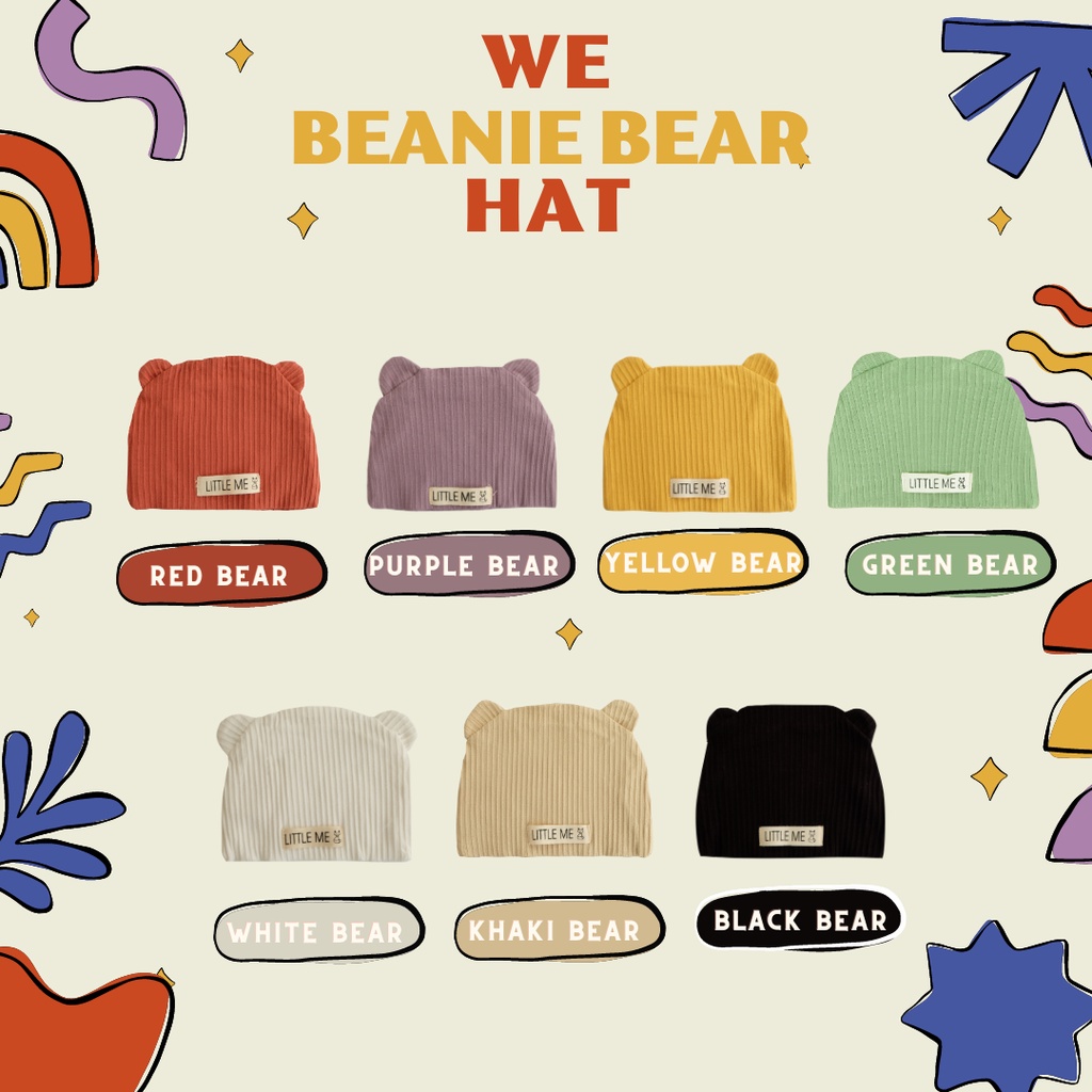 Jual Little Me - We Beanie Bear Hat / Beanie Hat / Topi Beruang ...