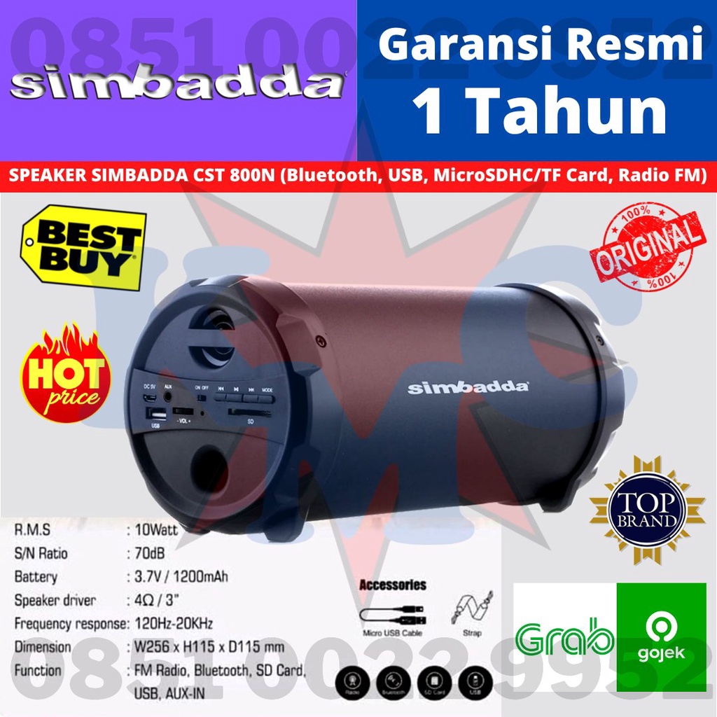 Jual SPEAKER SIMBADDA CST 800N SPEAKER BLUETOOTH CST 800 N | Shopee ...