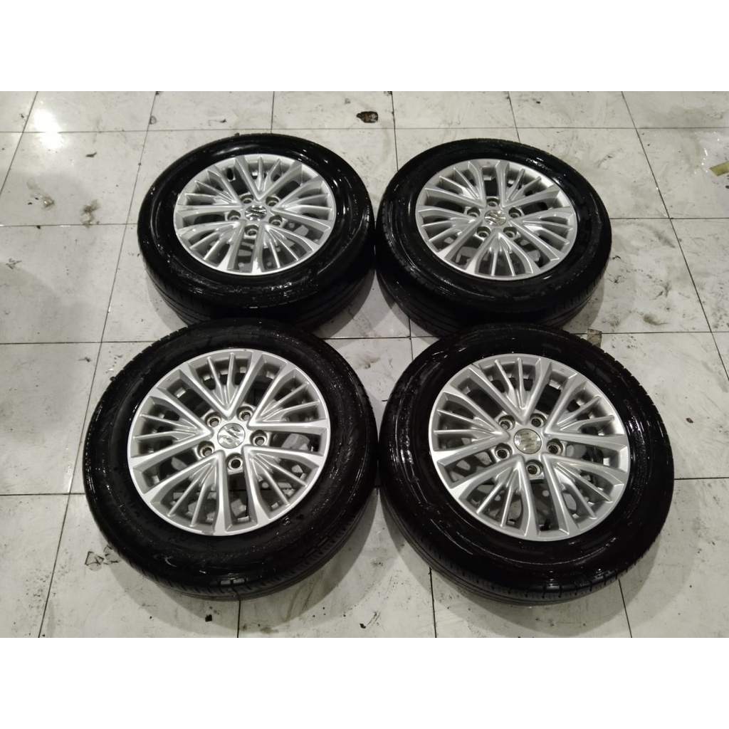 Jual Velg Bekas Mobil Ertiga Copotan Ring 15 Lebar 5,5 Baut 5 Sepaket Ban 185 65 r15 Buat New ...