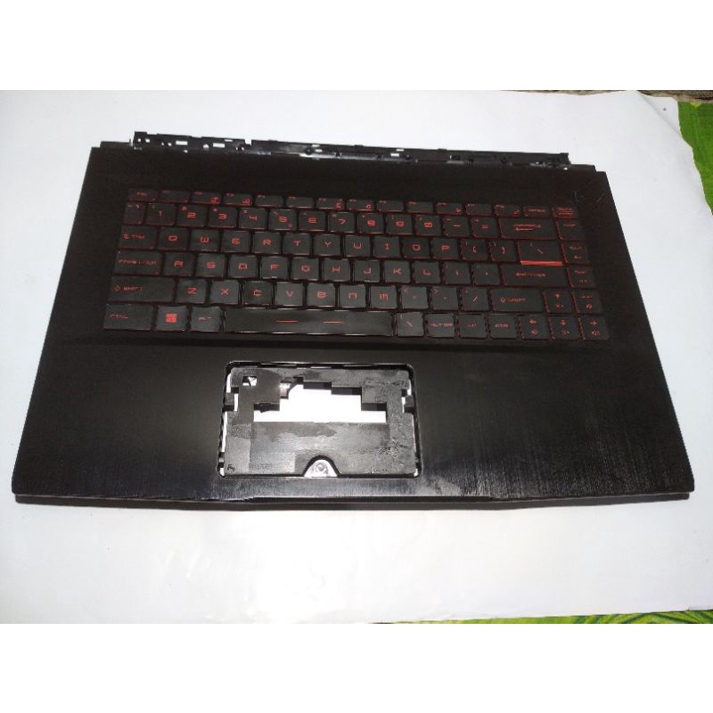 Jual MSI casing keyboard palmrest casing c laptop MSI msi gf65 GF65 ...