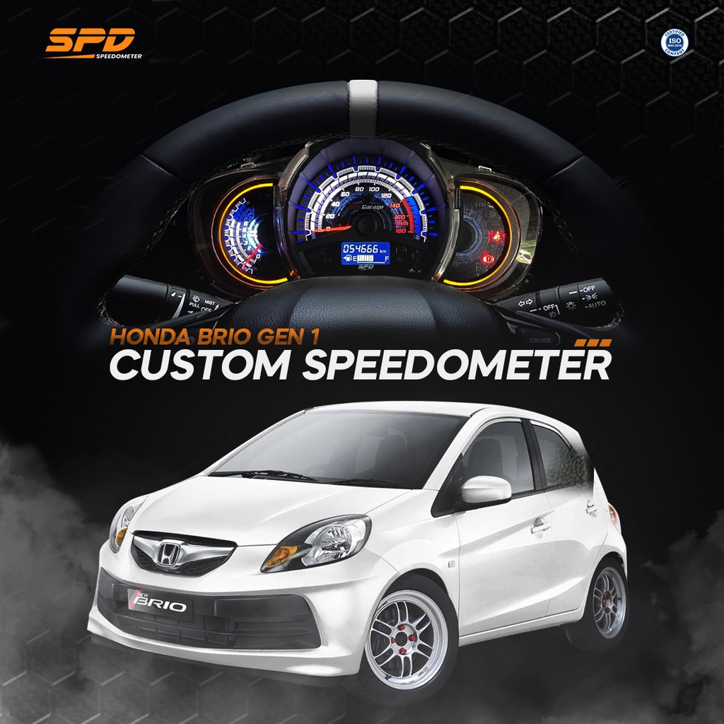 Jual PANEL SPEEDOMETER CUSTOM HONDA BRIO OLD MATIC GARANSI 2 TAHUN ...