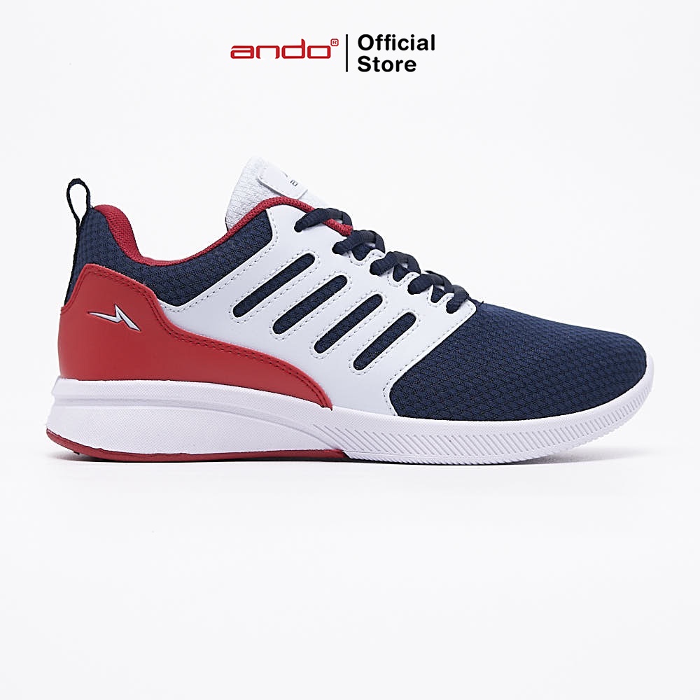 Jual Ando Official Sepatu Sneakers Venta Wanita Dewasa - Biru Tua/Merah ...