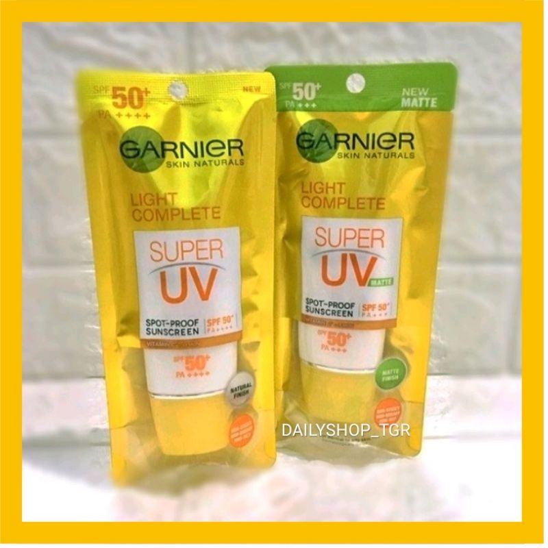 Jual Garnier Light Complete Super UV Spot-Proof Sunscreen SPF 50 ...