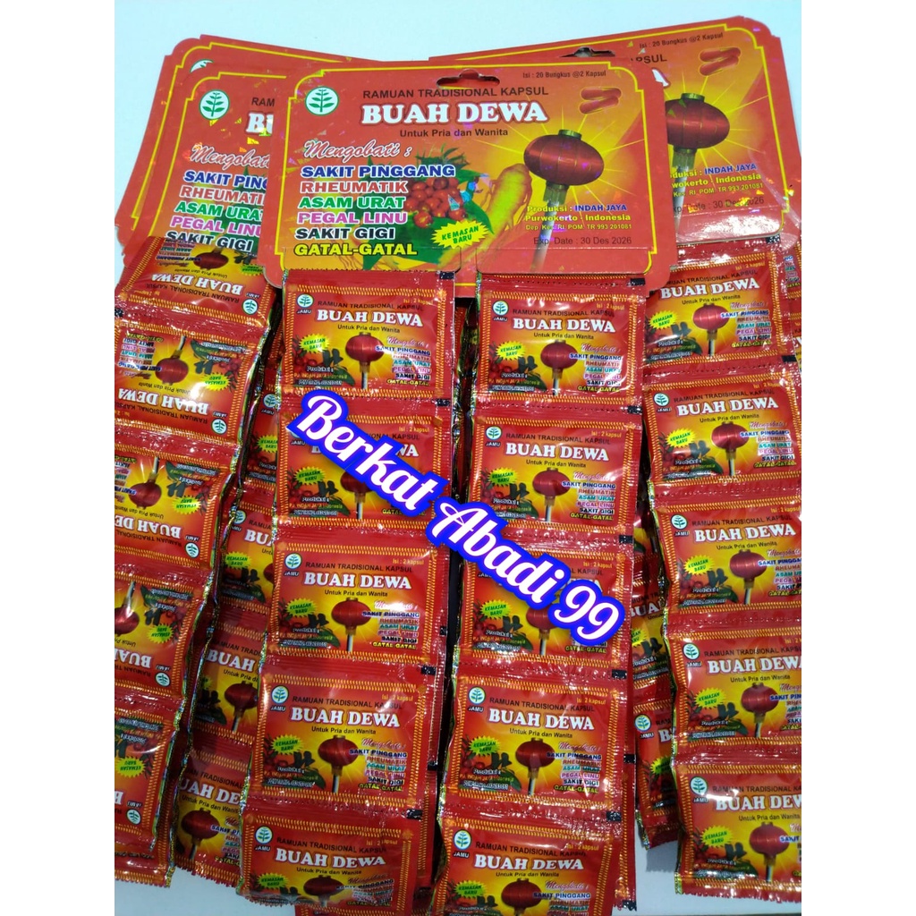 Jual Buah Dewa Kapsul 20 Sachet @ 2 Kapsul | Shopee Indonesia