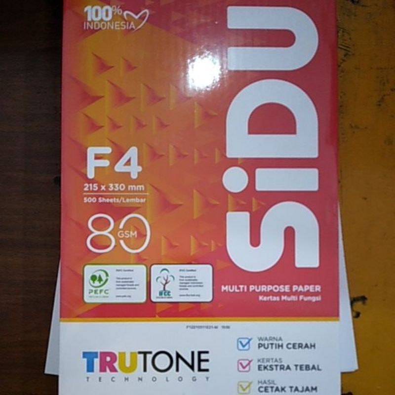 Jual Kertas Hvs Sidu F4 80gr Shopee Indonesia