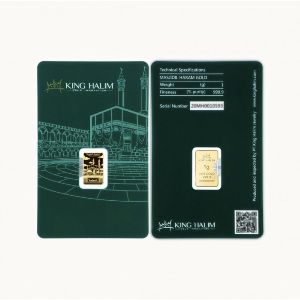 Jual LM Emas Logam Mulia King Halim MASJID NABAWI / MASJIDIL HARAM ...
