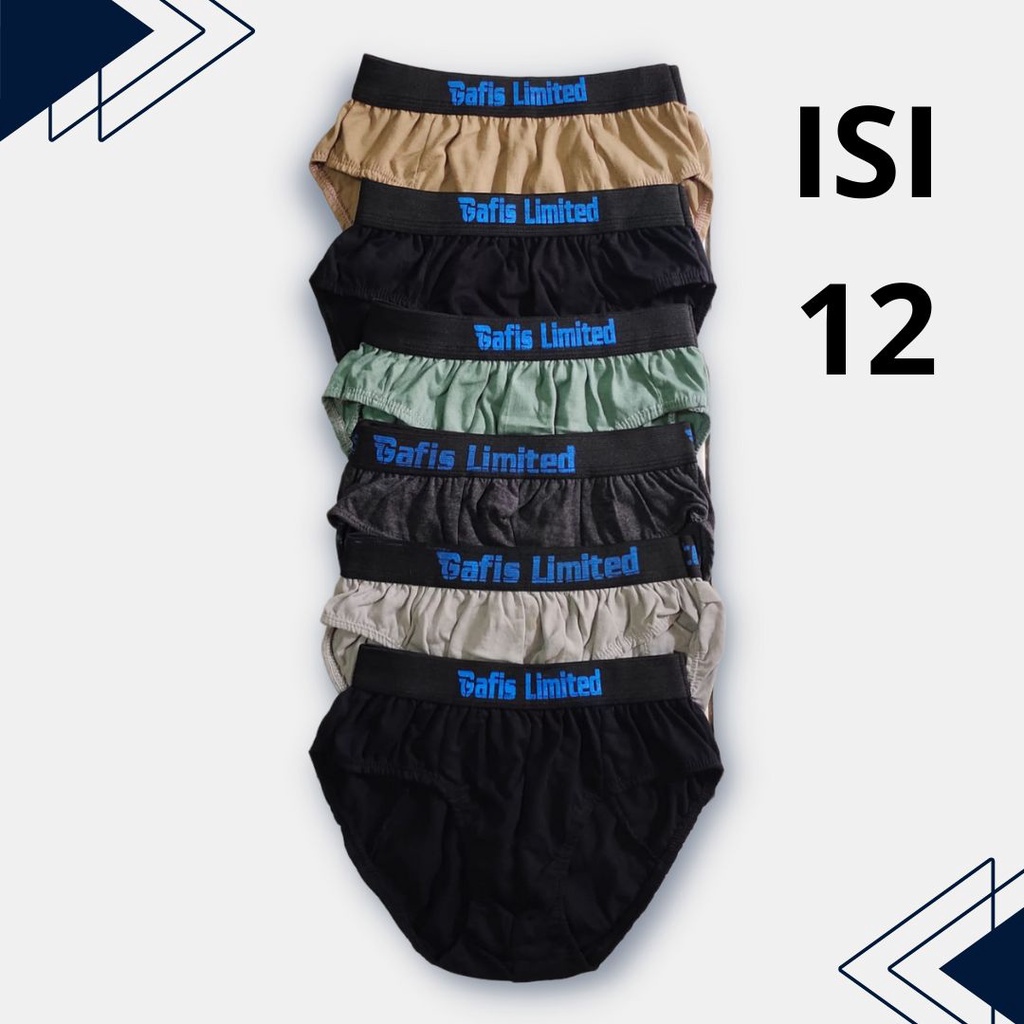 Jual SATU LUSIN 12 PCS PAKET MURAH CELANA DALAM PRIA DEWASA SIZE S.M.L ...