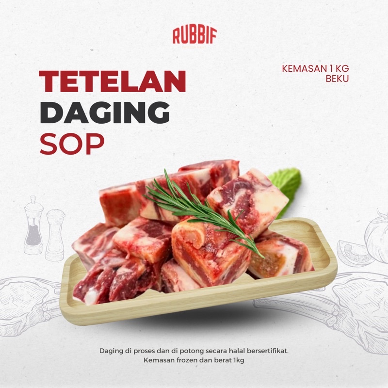 Jual Tetelan dahing sapi sop 1kg | Shopee Indonesia