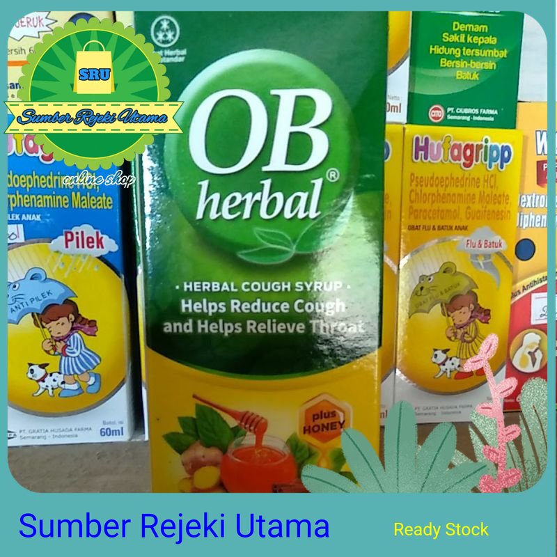 Jual OB Herbal plus honey 60 ml | Shopee Indonesia