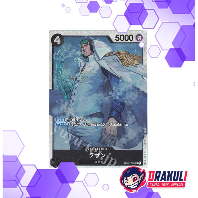 Jual One Piece Card Game - Kuzan OP02-096 SR | Shopee Indonesia