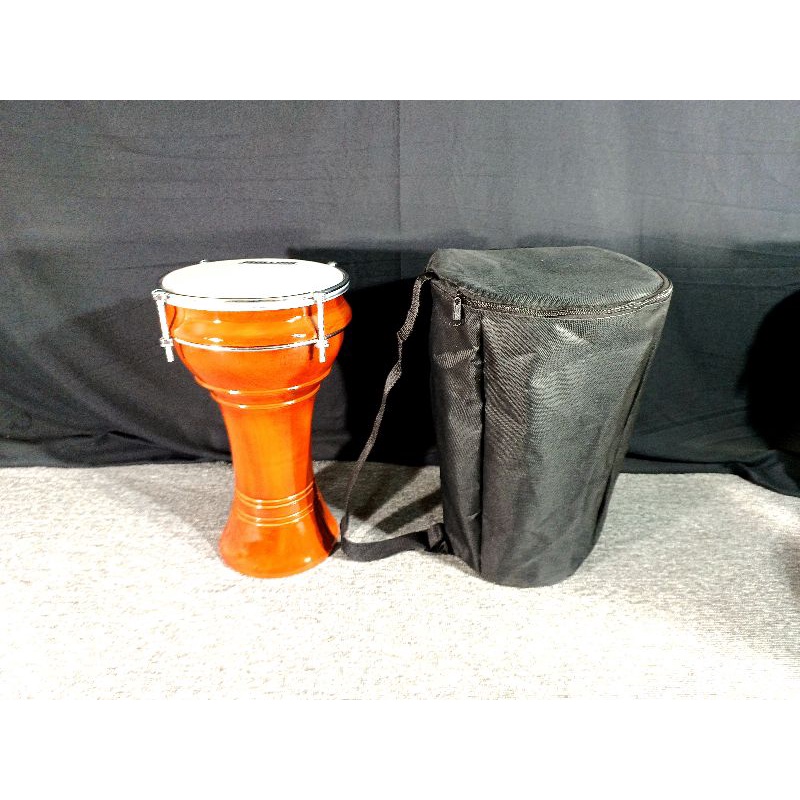 Jual Darbuka 8 inch Dumbuk Pinggang 8 Inchi Kompang Darbuk Kayu Marawis ...