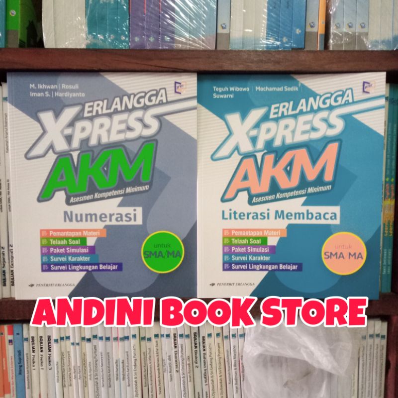 Jual BUKU ERLANGGA X-PRESS AKM LITERASI DAN NUMERASI UNTUK SMA/MA | Shopee Indonesia