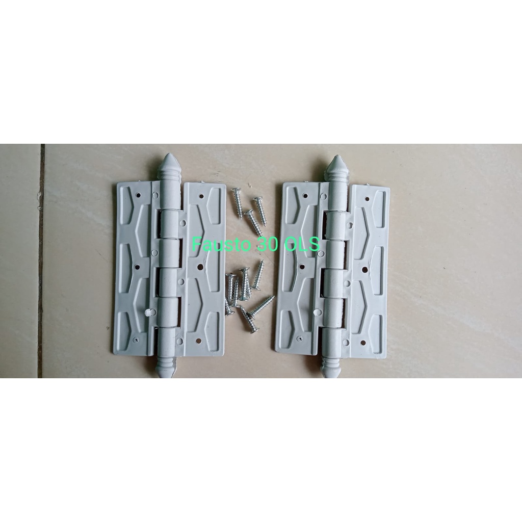 Jual ENGSEL PINTU PLASTIK 5 INCH UNTUK PINTU KAMAR MANDI ENGSEL PVC ...