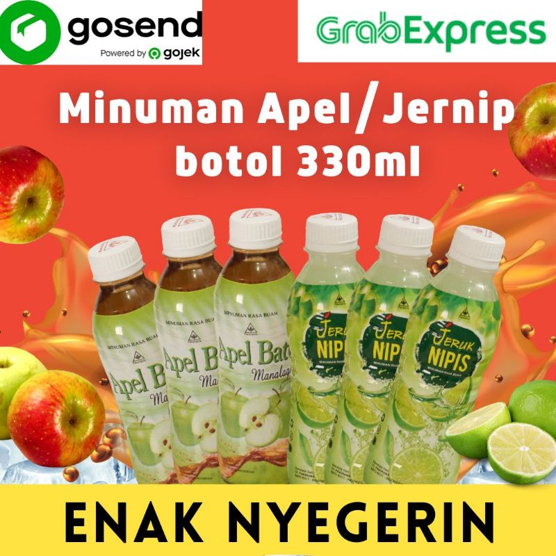 Jual Apel Botol dan Nipis Botol satuan/eceran/per botol 330ml. Minuman ...