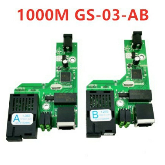 Jual Produk Terbaru Pcb Board Media Converter Fiber Optic Htb Gs-03 ...