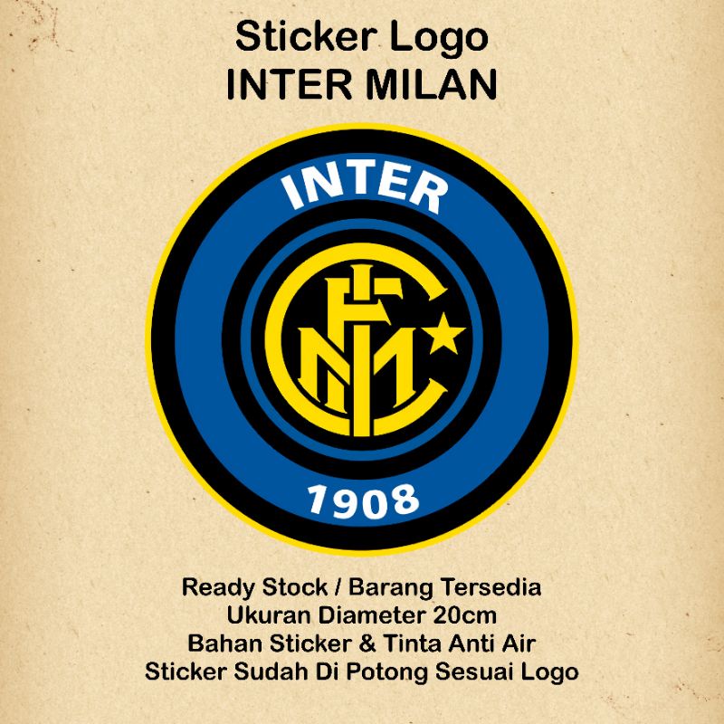 Jual Stiker Inter Milan Sticker Inter Milan Stiker Logo Inter Milan ...
