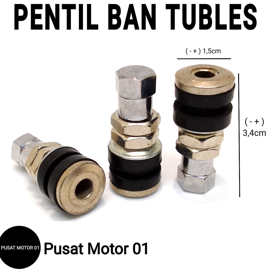 Jual Pentil Ban Tubles Motor Drat Luar Pentil Ban Tubless Ban Motor ...