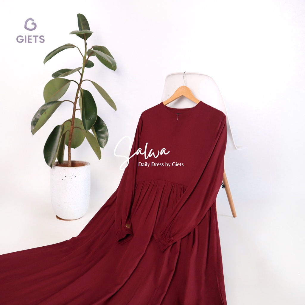 Jual Giets - Salwa Daily Dress By Giets | Gamis Simpel Syari | Shopee ...