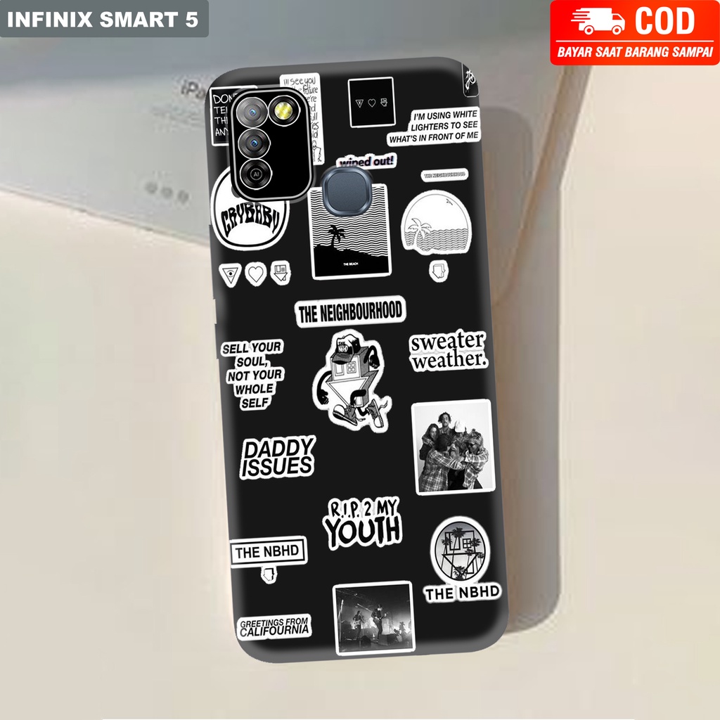 Jual CM Case INFINIX SMART 5 Softcase Lentur Warna Hitam Macaron ...