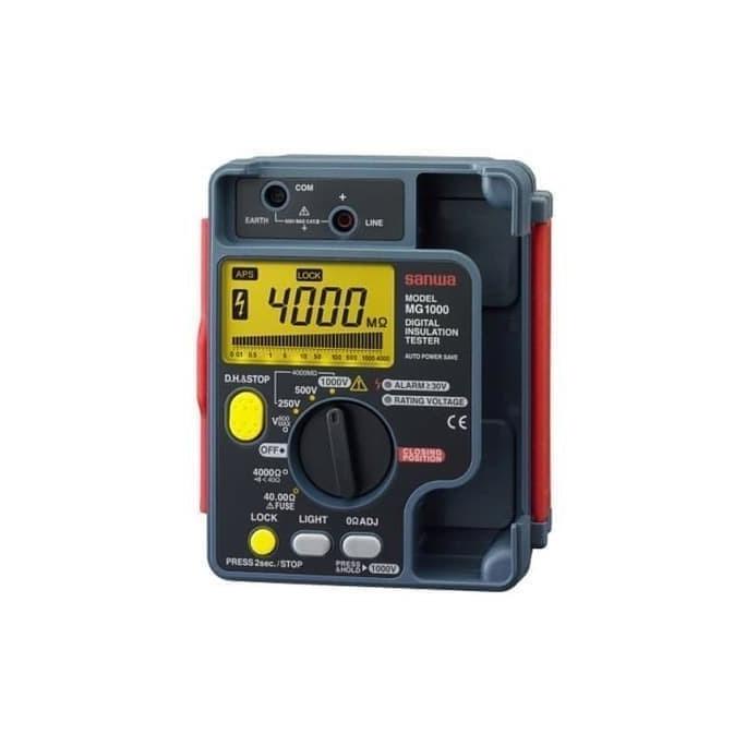 Jual Sanwa Digital Insulation Tester Megger Mg1000 - Mg-1000 1Kv ...