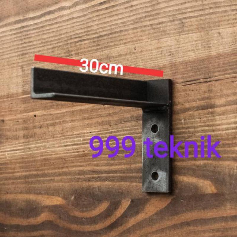 Jual Rak Siku besi Ambalan Rak Minimalis Shelf Bracket Harga Per Pcs ...