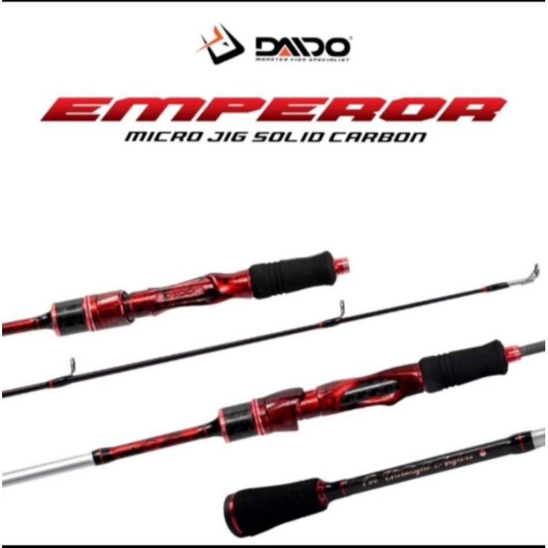 Jual Joran Daido EMPEROR Micro Jig Solid Carbon | Shopee Indonesia