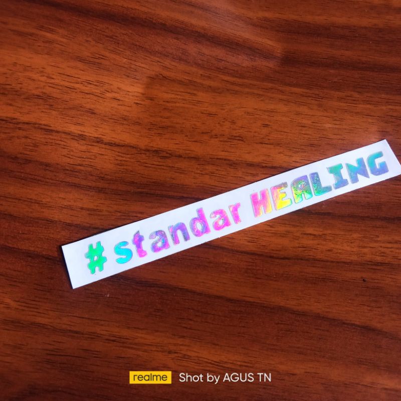 Jual stiker STANDAR HEALING STICKER CUTTING STANDAR HEALING STIKER ...