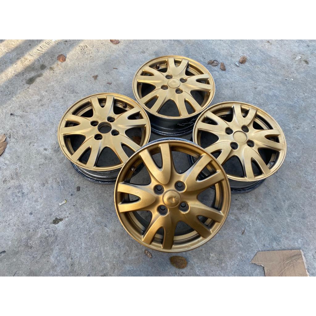 Jual READY VELG MOBIL SEKEN HONDA BRIO RING 14 SUDAH REPAINT, BISA ...