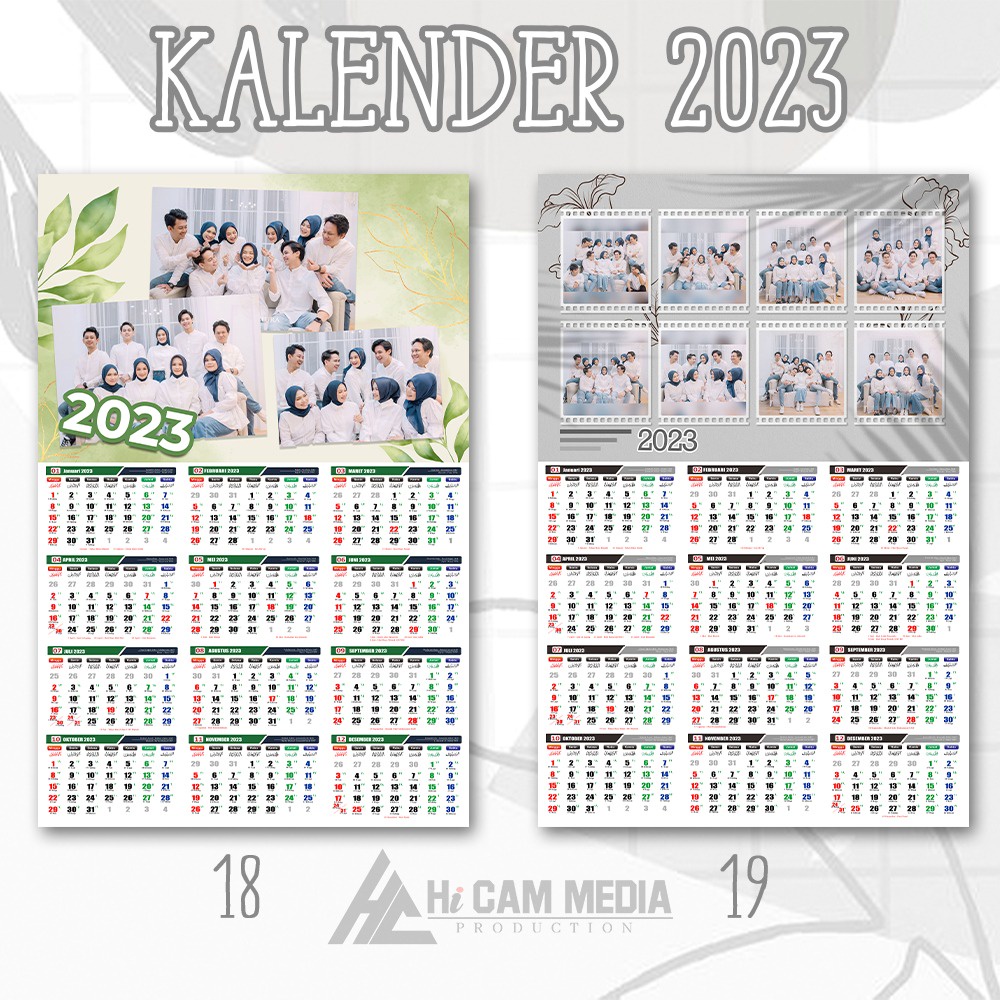 Jual Kalender 2024 costum / kalender custom / kalender foto sendiri ...