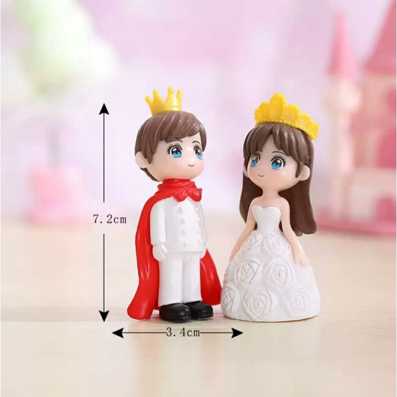 Jual Patung Putri dan Pangeran Topper Cake Wedding Patung Valentine ...