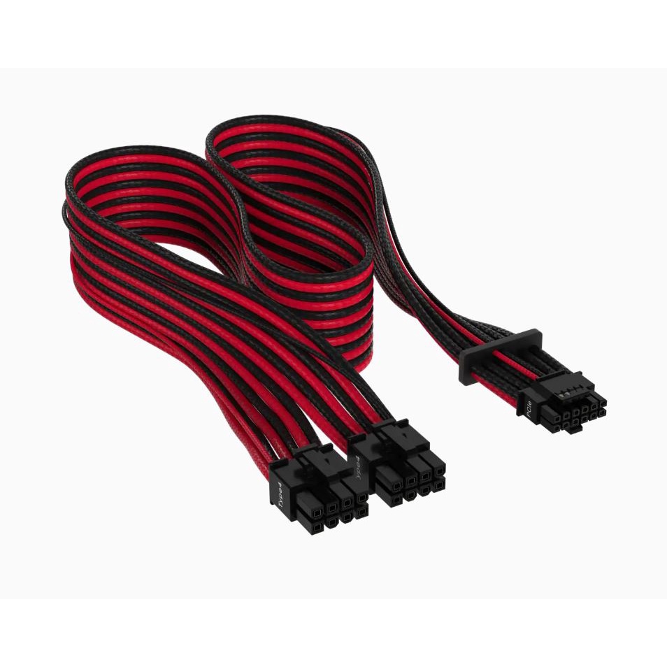 Jual Corsair 12VHPWR Sleeved PCIe 5.0 Type4 Cable Modular Splitter ...