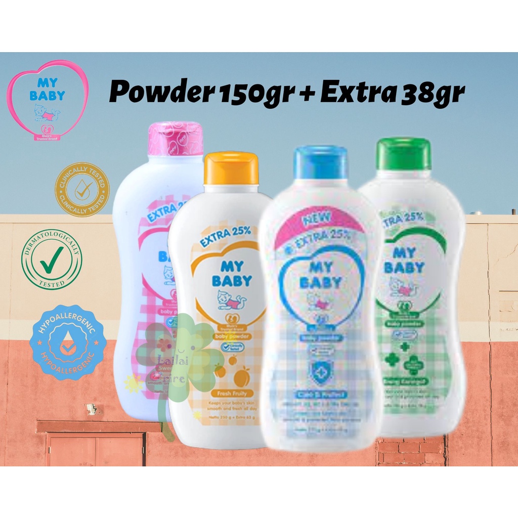 Jual My Baby Powder Biang Keringat / Sweet Floral / Care & Protect ...