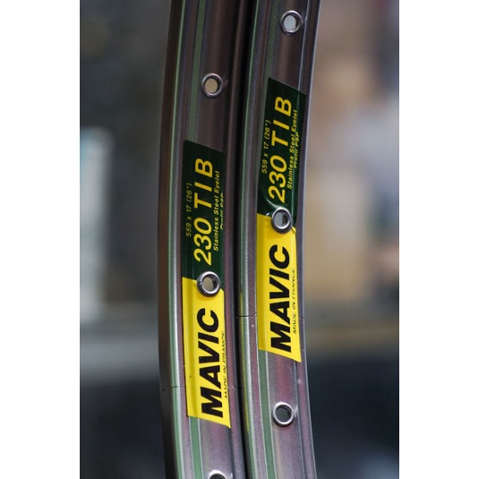 Jual Velg Vintage 26 MTB Rims Mavic 230 TIB Rare Made in France 28h ...