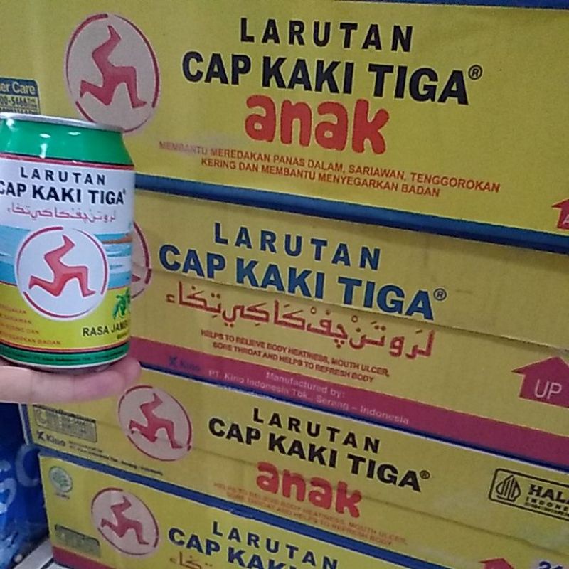 Jual Larutan Cap kaki Tiga kaleng 330ml | Shopee Indonesia