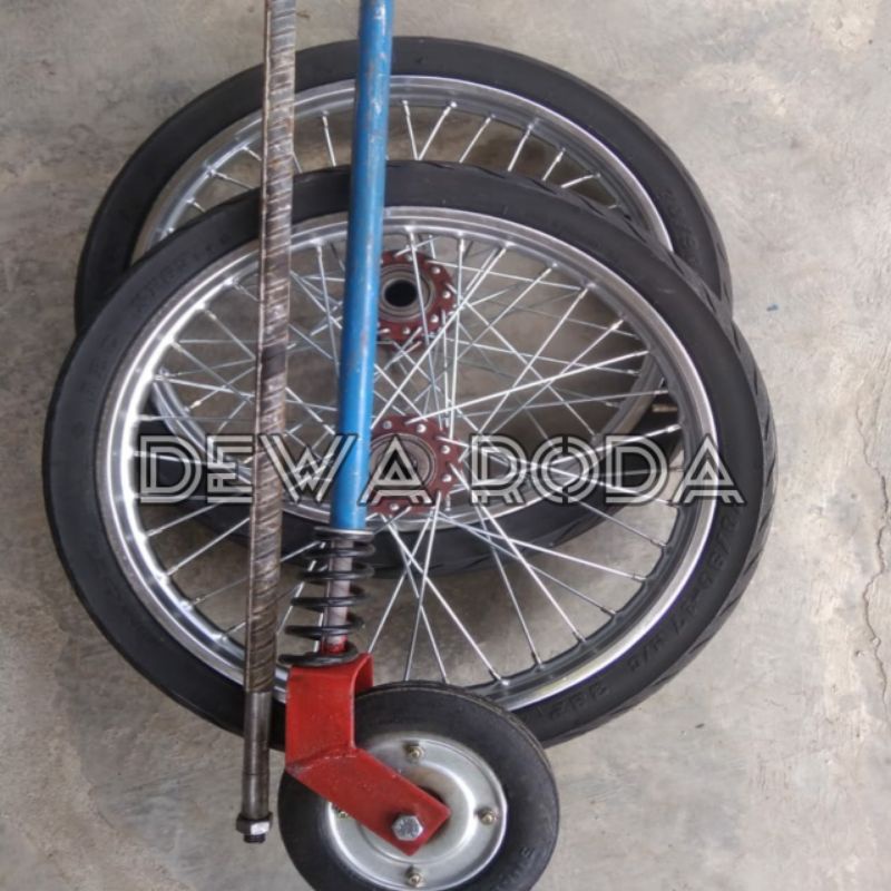 Jual Roda Gerobak Jari" komplit ( Ban dalam baru ) | Shopee Indonesia
