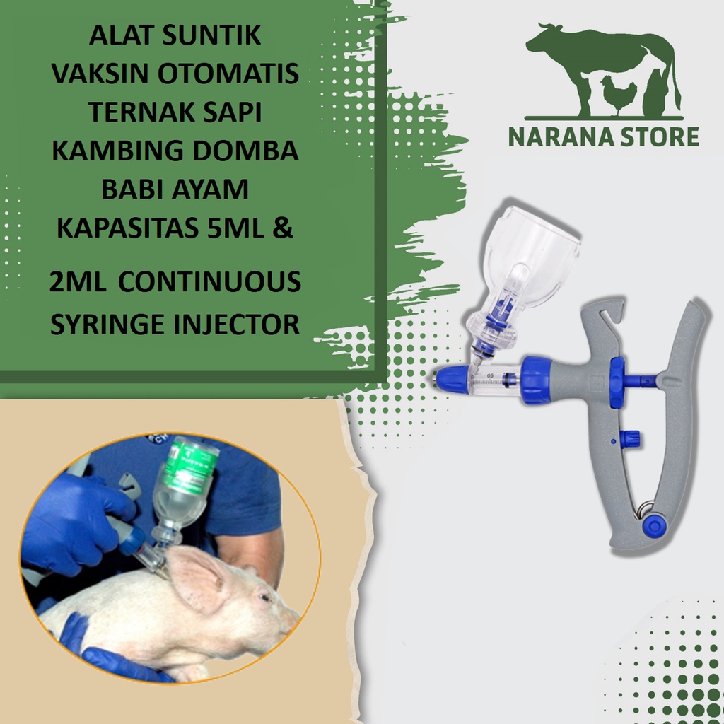 Jual Alat Suntik Vaksin Otomatis Ternak Sapi Kambing Domba Babi Ayam ...