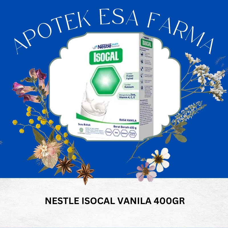 Jual NESTLE ISOCAL Susu Bubuk Keluarga Vanila Kotak 400g | Shopee Indonesia