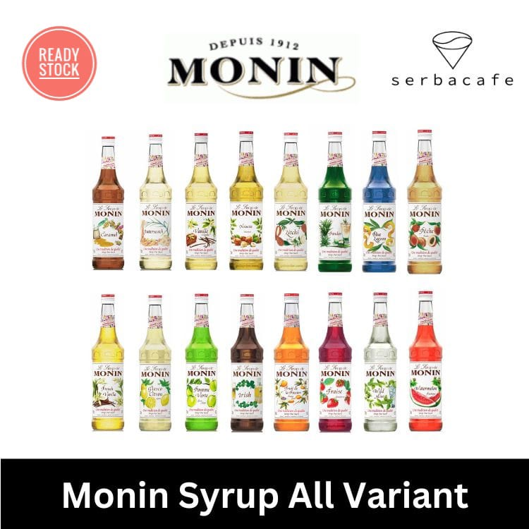 Jual Monin Syrup All Flavour Original (700 ml) | Shopee Indonesia