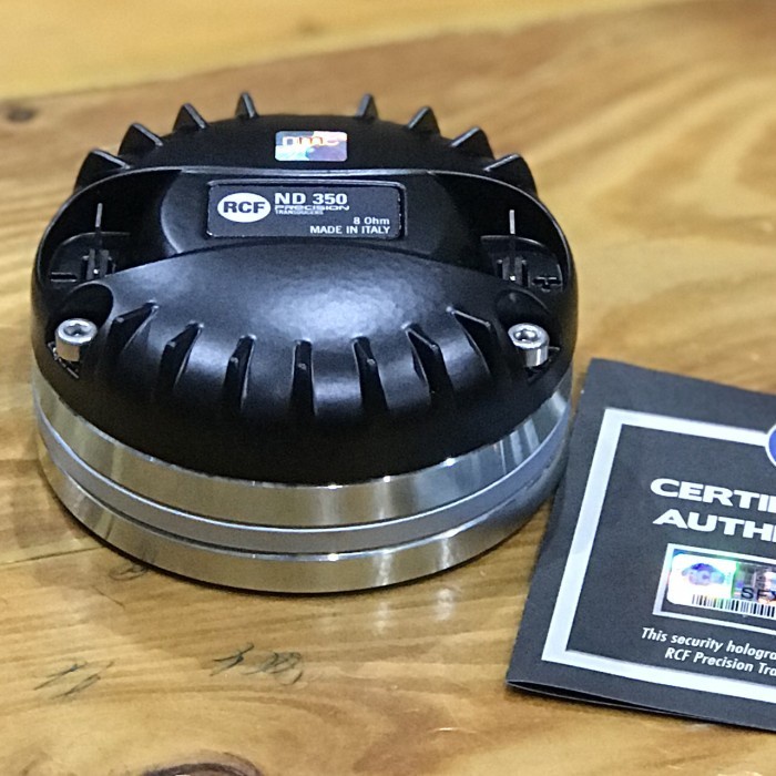 Jual RCF ND350 Tweeter Driver 1" inch 50w/8ohm 1200Hz-20kHz /pc ...