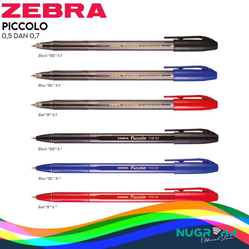 Jual Pulpen / Pen ZEBRA Piccolo 0.5 0.7 mm | Shopee Indonesia