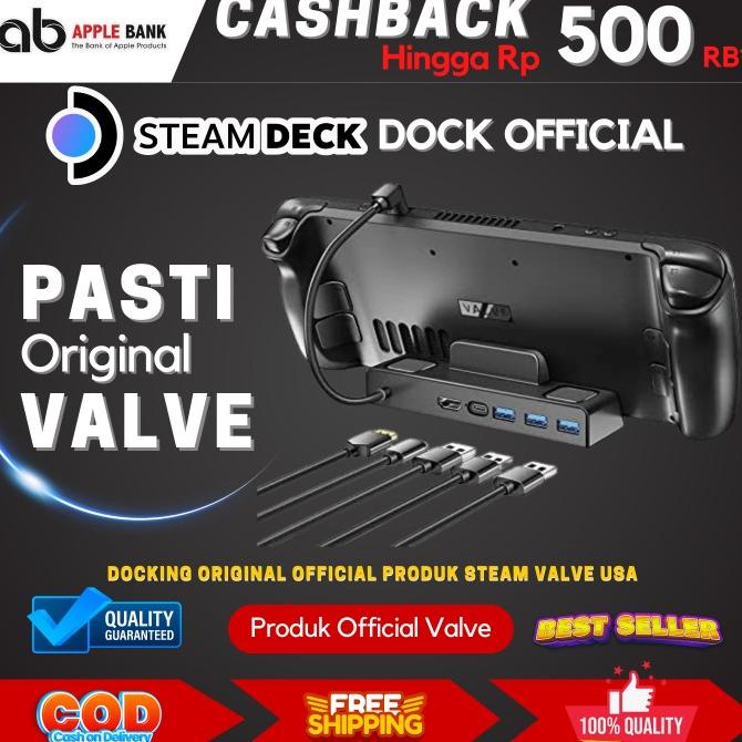 Jual [ORIGINAL] Steam Deck Dock/Docking Station OFFICIAL Valve USA 100% ...