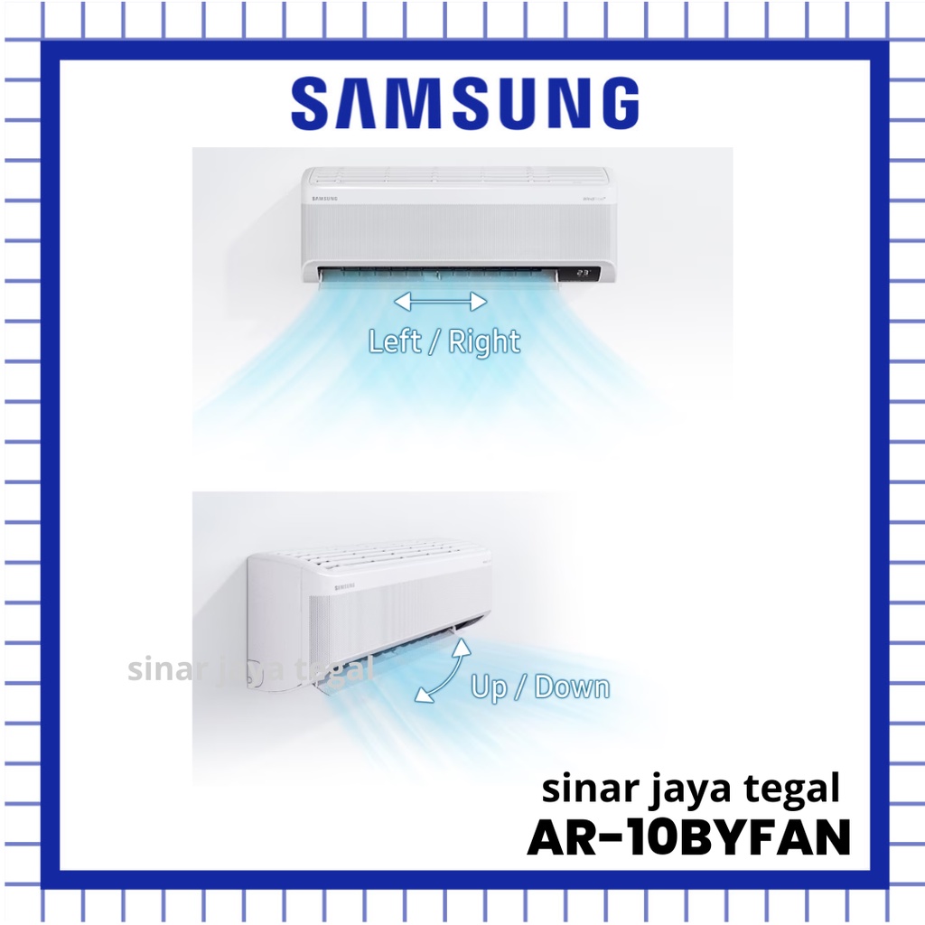 Jual AC SPLIT SAMSUNG 1 PK AR-10BYFAN INVERTER WINDFREE (HANYA UNIT) | Shopee Indonesia