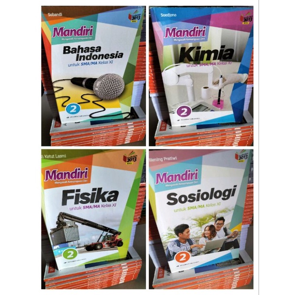 Jual MANDIRI SMA KELAS XI 11 MATEMATIKA WAJIB BAHASA INDONESIA KIMIA FISIKA SOSIOLOGI GEOGRAFI ...